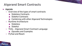 Understanding Algorand's smart contract language | PDF | Programming Languages | Computing