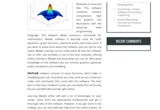 Understanding all about matlab software | PPT