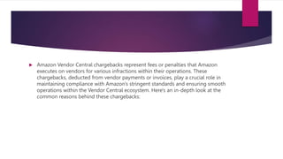Understanding Amazon Vendor Central Chargebacks Essential Insights for ...