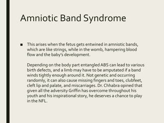 Understanding Amniotic Band Syndrome | PPTX