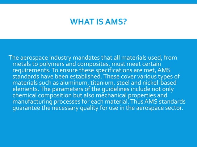 Understanding AMS: A Comprehensive Guide to Aerospace Material ...
