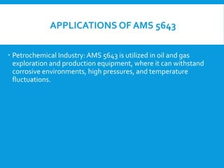 Understanding AMS 5643: A High-Strength Stainless Steel Alloy | PDF