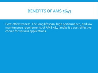 Understanding AMS 5643: A High-Strength Stainless Steel Alloy | PDF