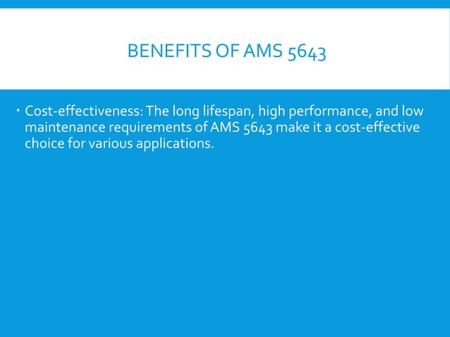 Understanding AMS 5643: A High-Strength Stainless Steel Alloy | PDF ...
