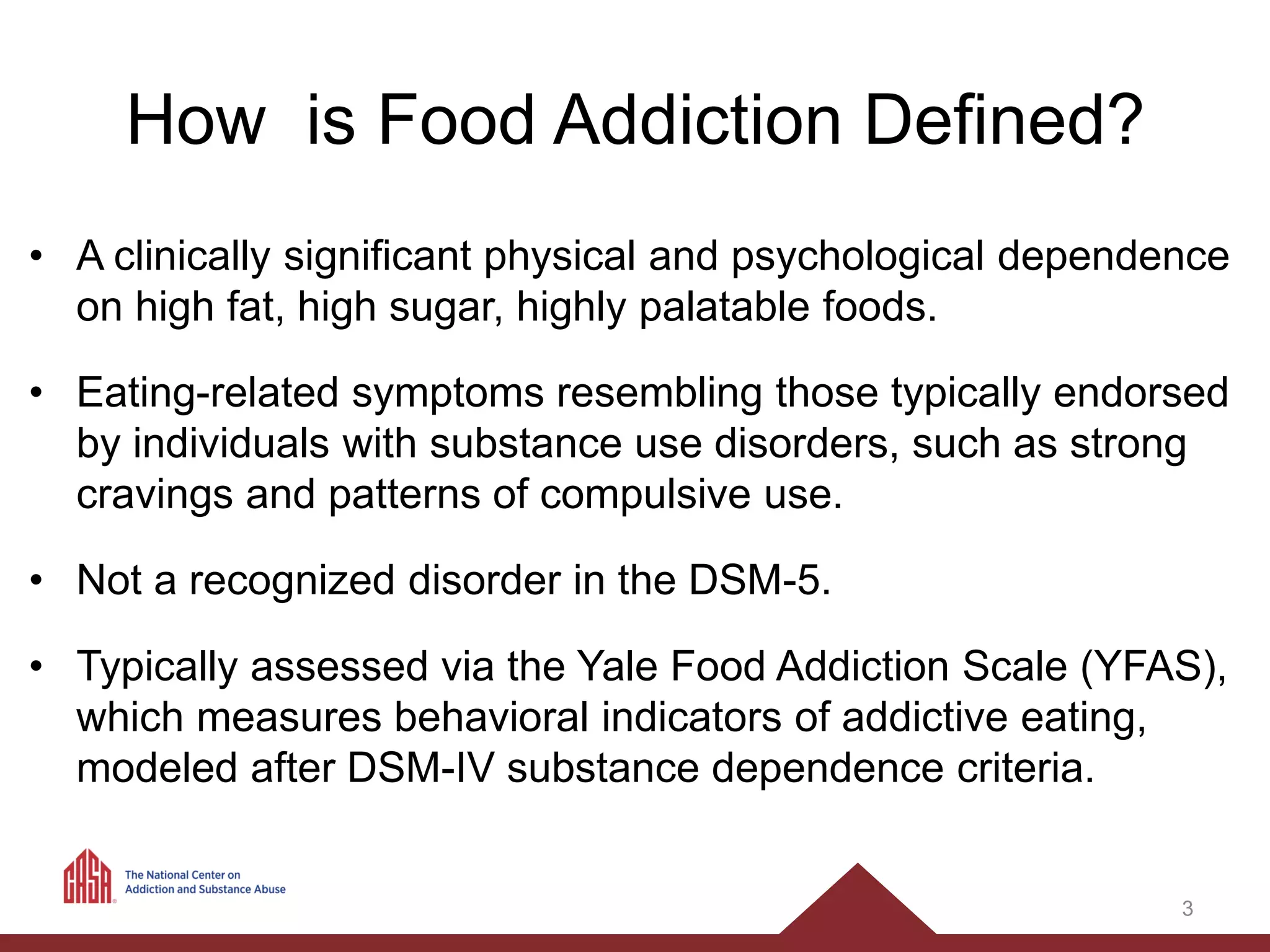 Understanding and Addressing Food Addiction: A Science-Based Approach ...
