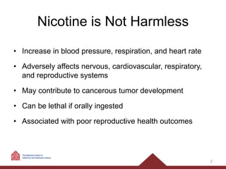 Understanding And Addressing Nicotine Addiction: A Science-Based ...