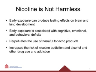 Understanding And Addressing Nicotine Addiction: A Science-Based ...