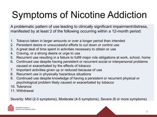 Understanding And Addressing Nicotine Addiction: A Science-Based ...