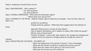 Understanding and analysing primary source material | PPT