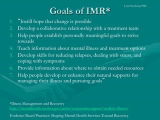 Understanding And Applying The Recovery Model To Older Adults.Northrop ...