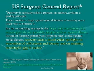 Understanding And Applying The Recovery Model To Older Adults.Northrop ...