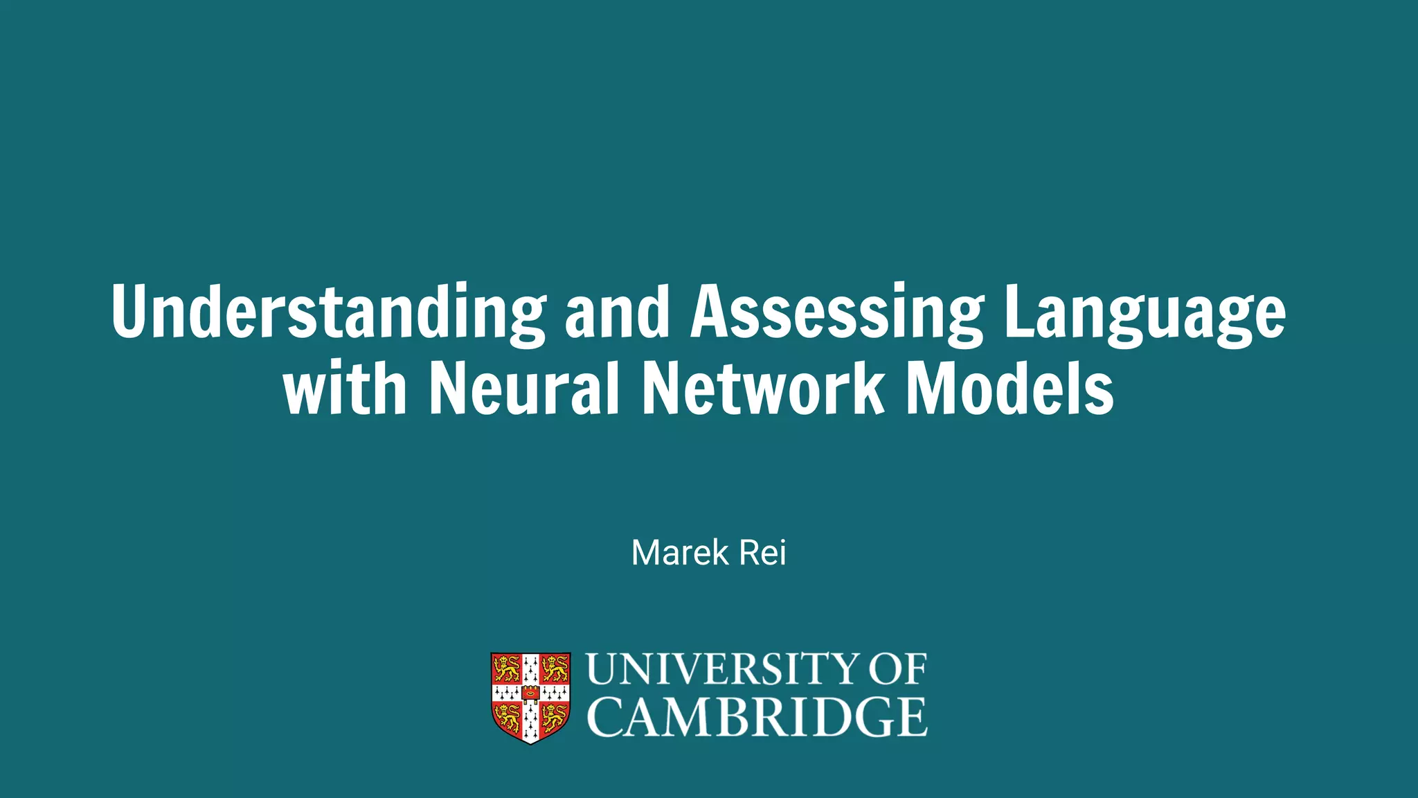 Grammarly AI-NLP Club #4 - Understanding and assessing language with neural network models ...