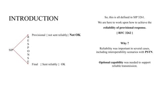 Understanding and compliance of ietf rfc 3262 reliability | PPTX