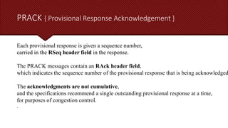 Understanding and compliance of ietf rfc 3262 reliability | PPTX