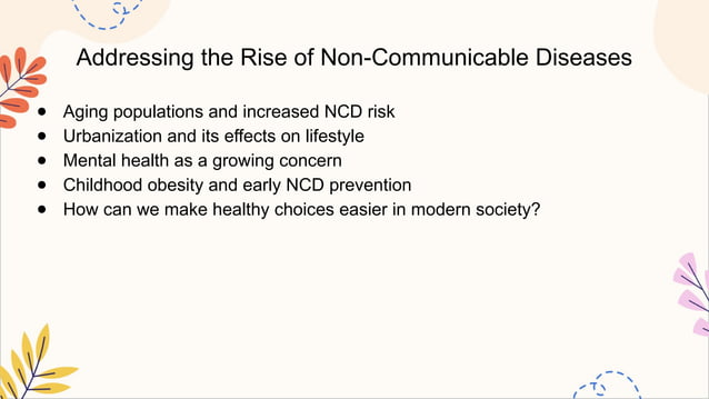 Understanding and Controlling Communicable and Non-Communicable ...