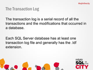 Understanding and controlling transaction logs | PDF