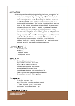 Understanding and Designing Ultra low latency systems | Low Latency | Ultra Low Latency | PDF
