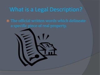 Understanding And Drafting Metes & Bounds Descriptions | PPTX ...