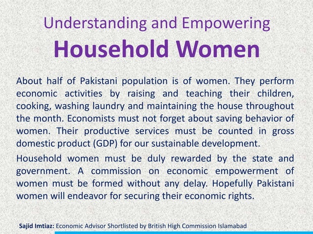 Understanding and Empowering Household Women | PPTX | Women\'s Health ...