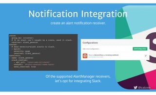 Understanding and Extending Prometheus AlertManager | PPT