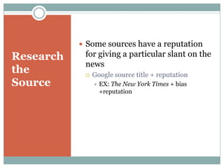 Understanding and identifying bias | PPT