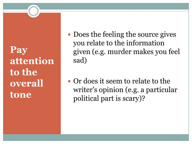 Understanding and identifying bias | PPT