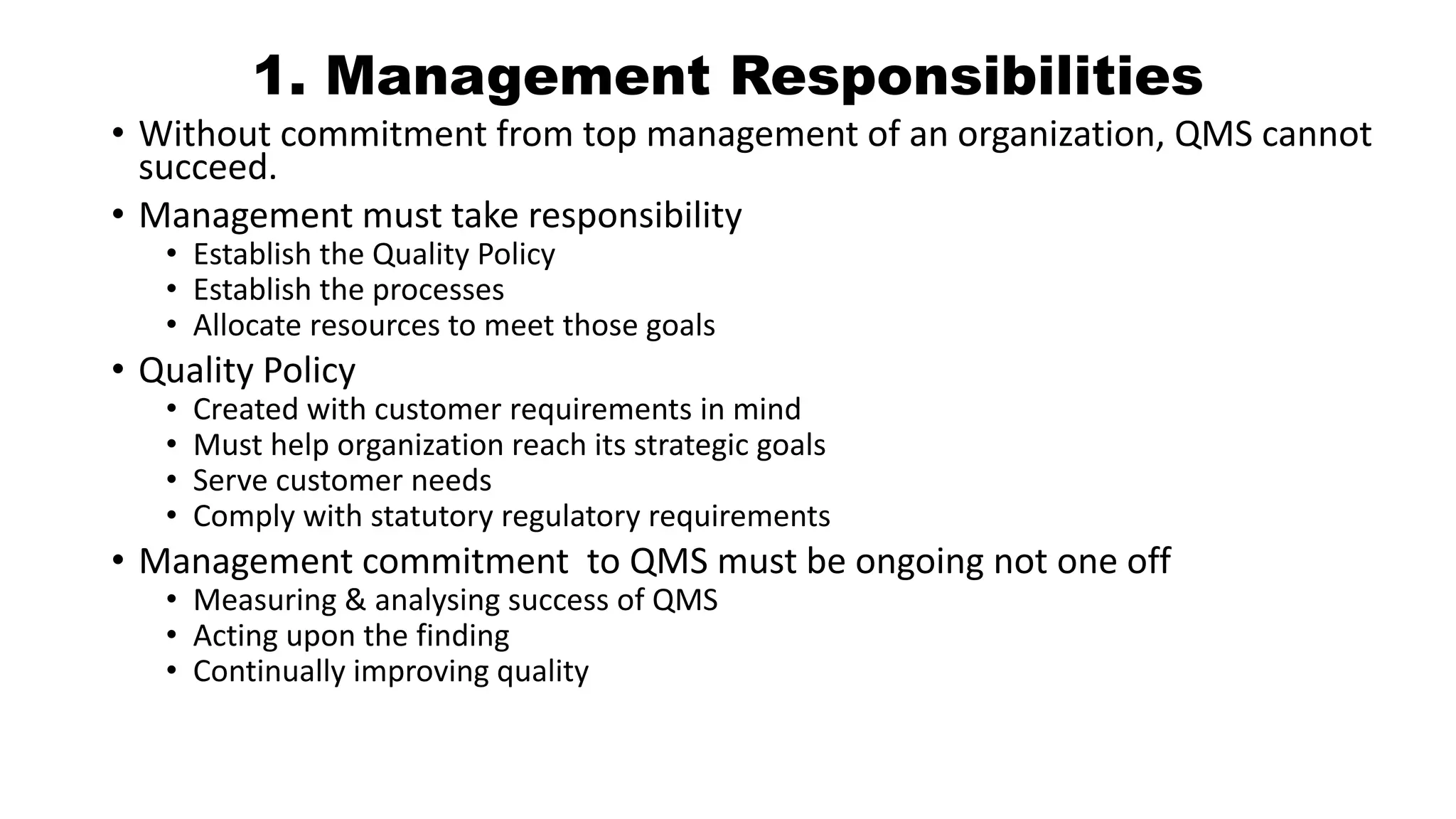Understanding and implementing quality management system in medical ...