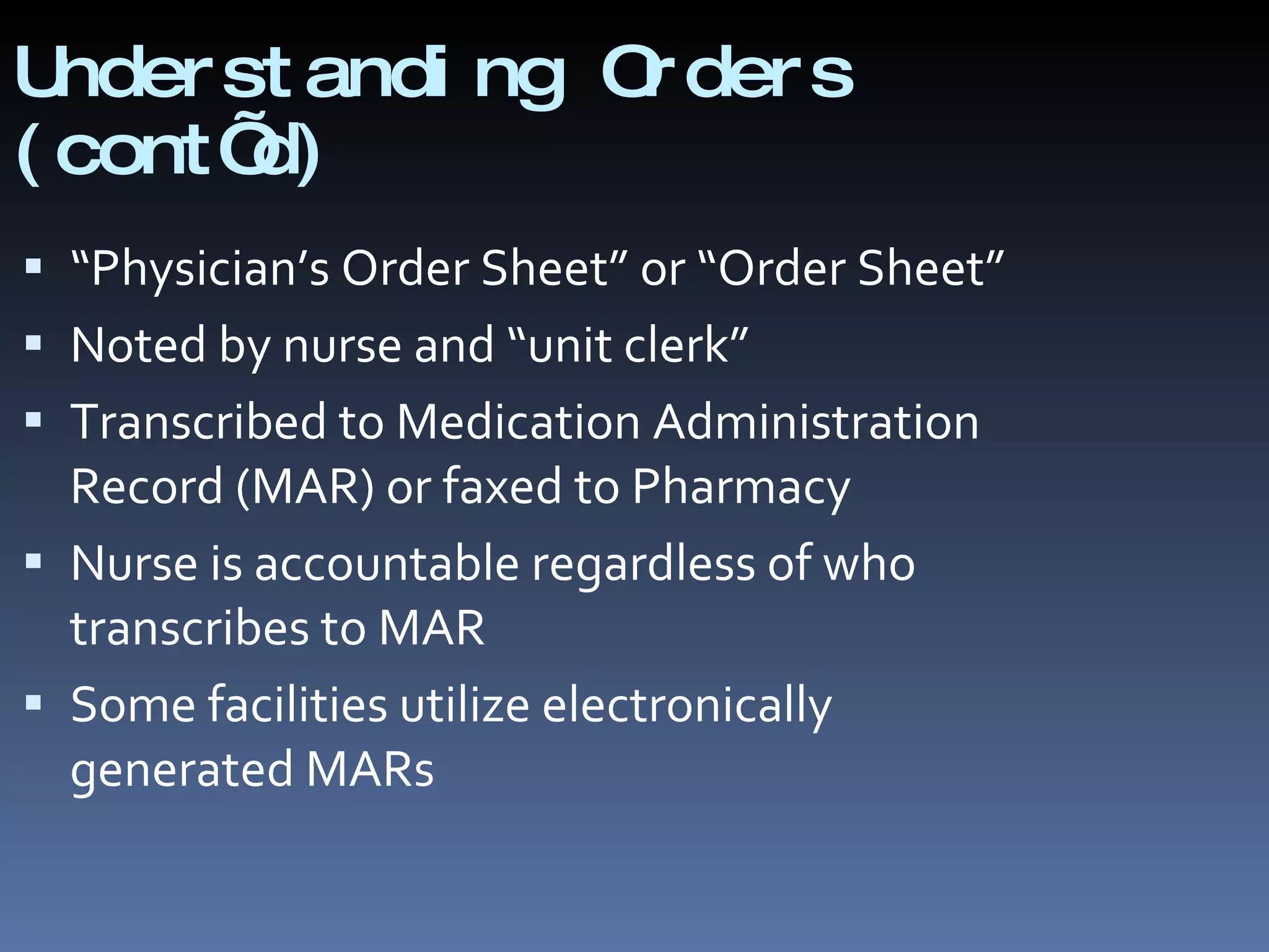 Understanding And Interpreting Medicatio | PPT