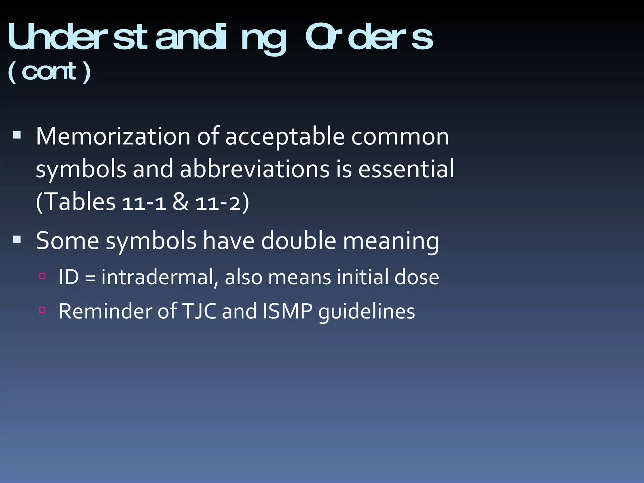 Understanding And Interpreting Medicatio | PPT