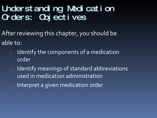 Understanding And Interpreting Medicatio | PPT