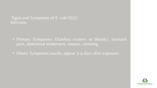 Combatting E. coli O157:H7: Insights into Diagnosis, Conventional, and ...