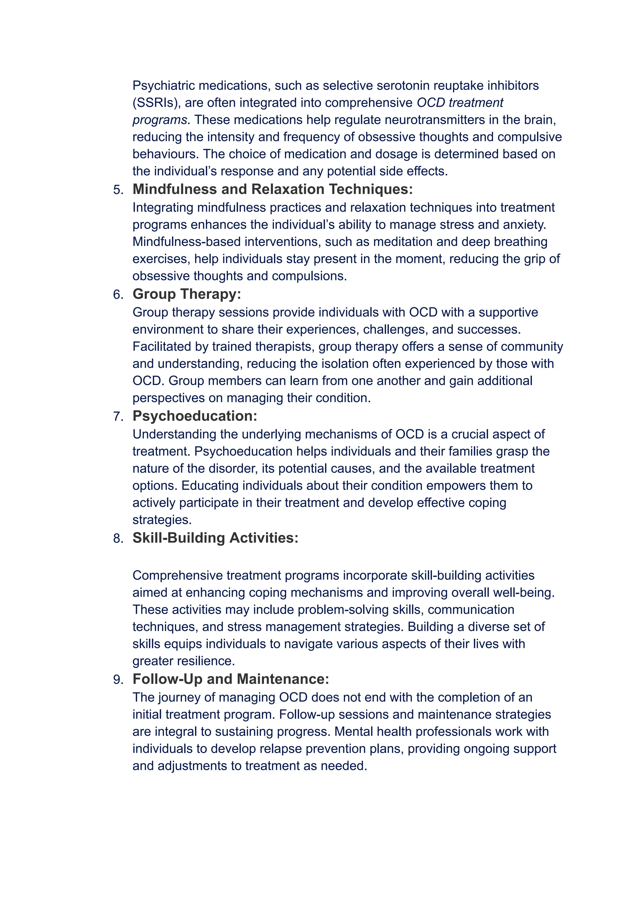 Understanding And Managing Obsessive Compulsive Disorder Pdf