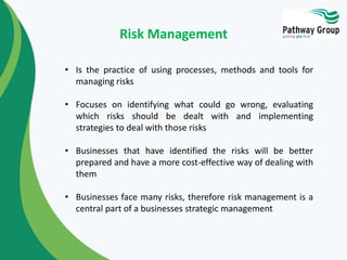 Understanding and Managing Risk | PPTX