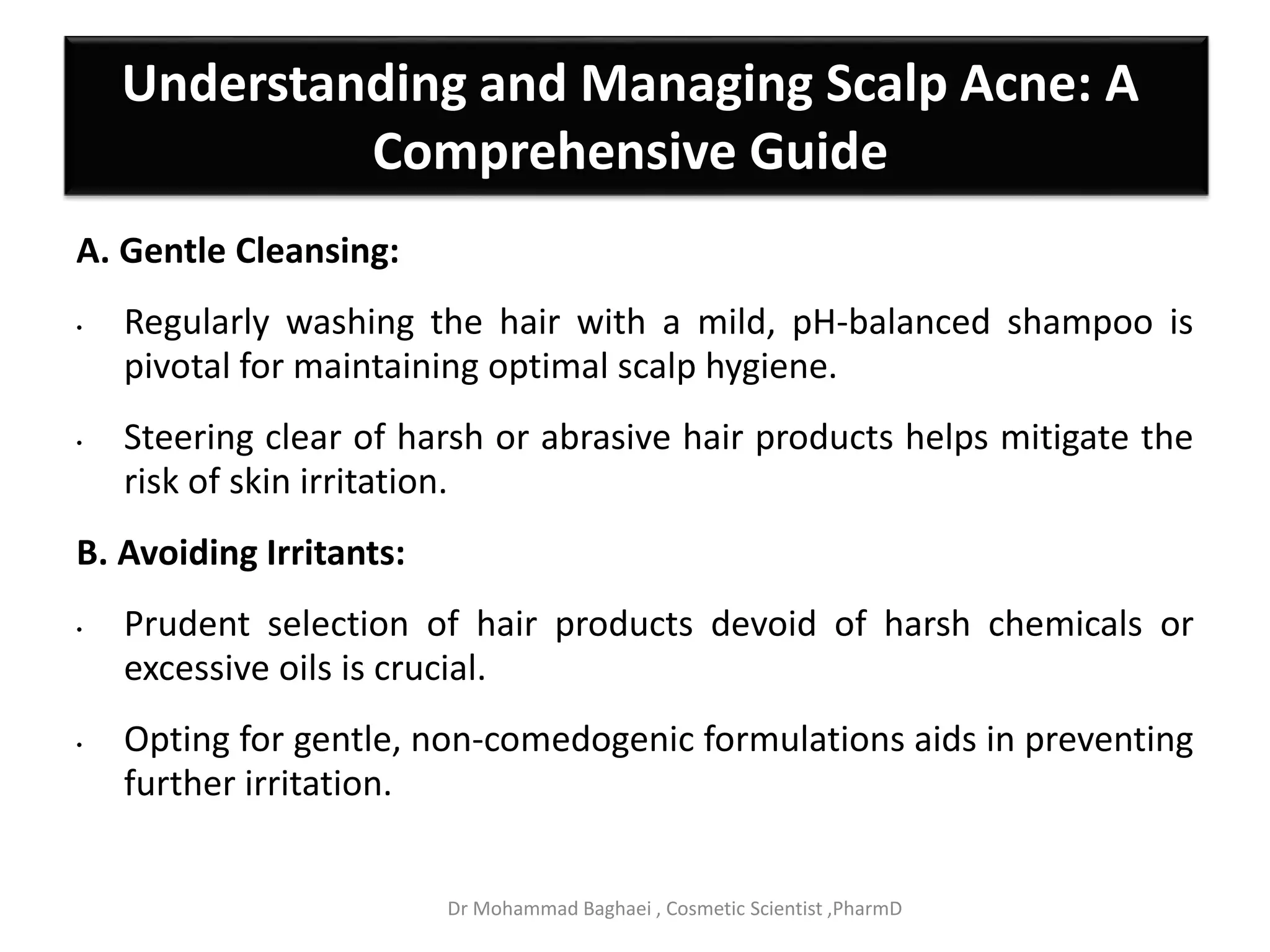 Understanding and Managing Scalp Acne, A Comprehensive Guide pptx | PPT