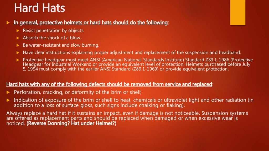 Understanding and mitigating impact hazards Understanding and mitigating impact hazards