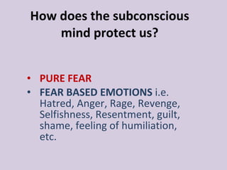 Understanding And Overcoming Fear! | PPT