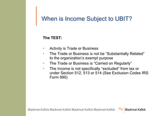 Understanding And Planning For UBIT | PPT