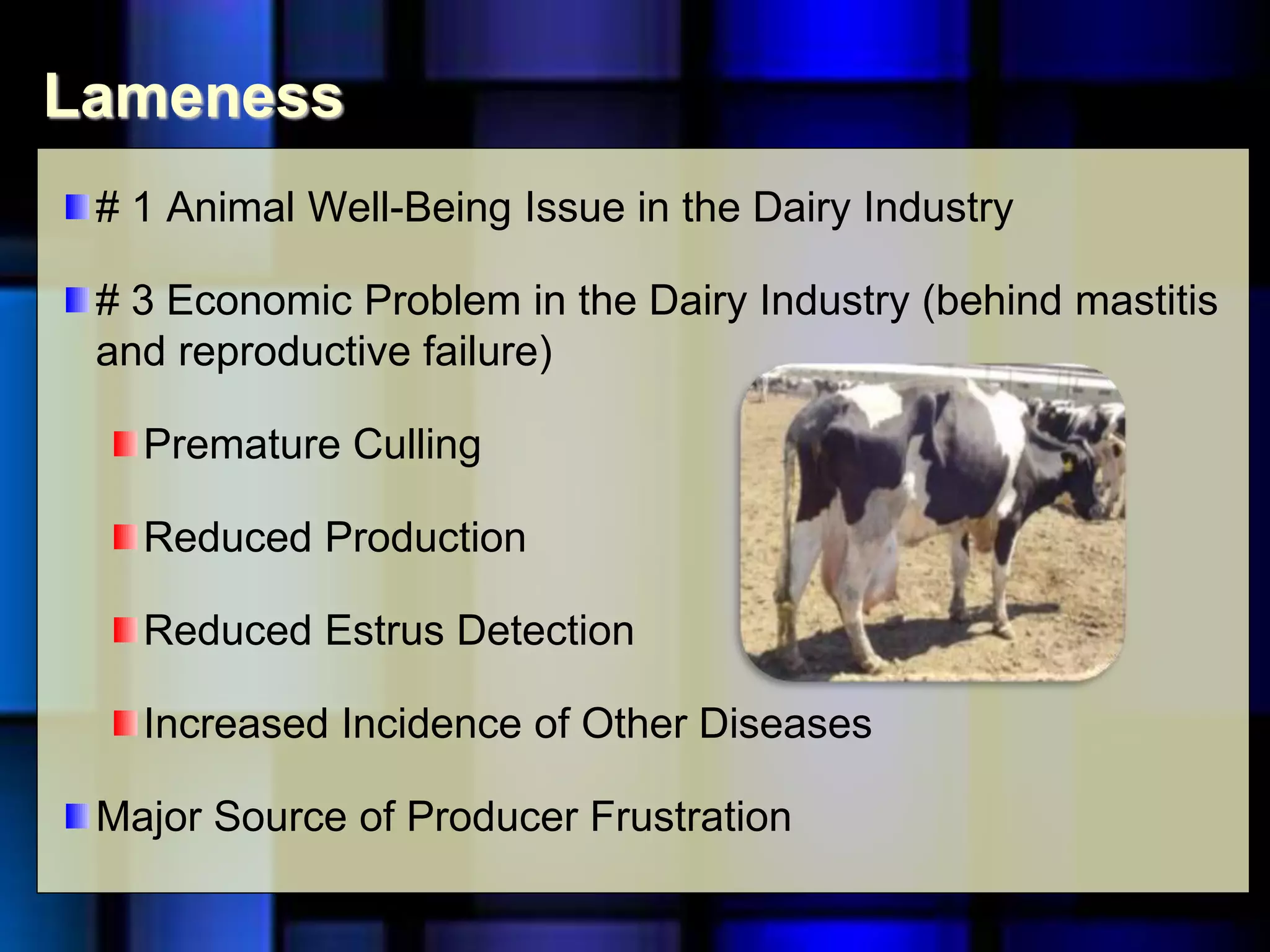 Understanding and Preventing Dairy Cattle Lameness | PPTX