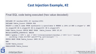 Understanding and preventing sql injection attacks | PPTX | Databases ...