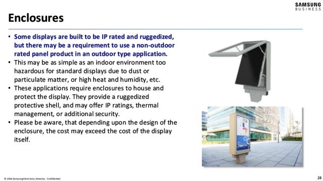 Understanding and Specifying Outdoor LFD with Samsung