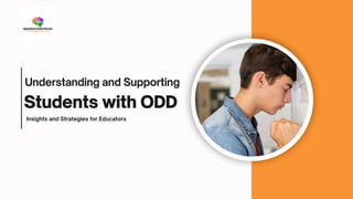 Strategies for Teaching Students with ODD | PDF