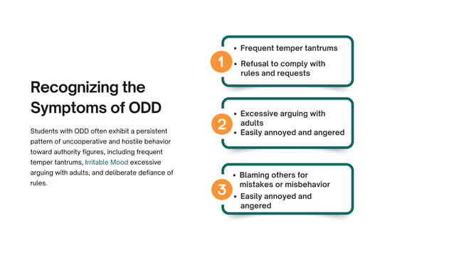 Strategies for Teaching Students with ODD | PPT