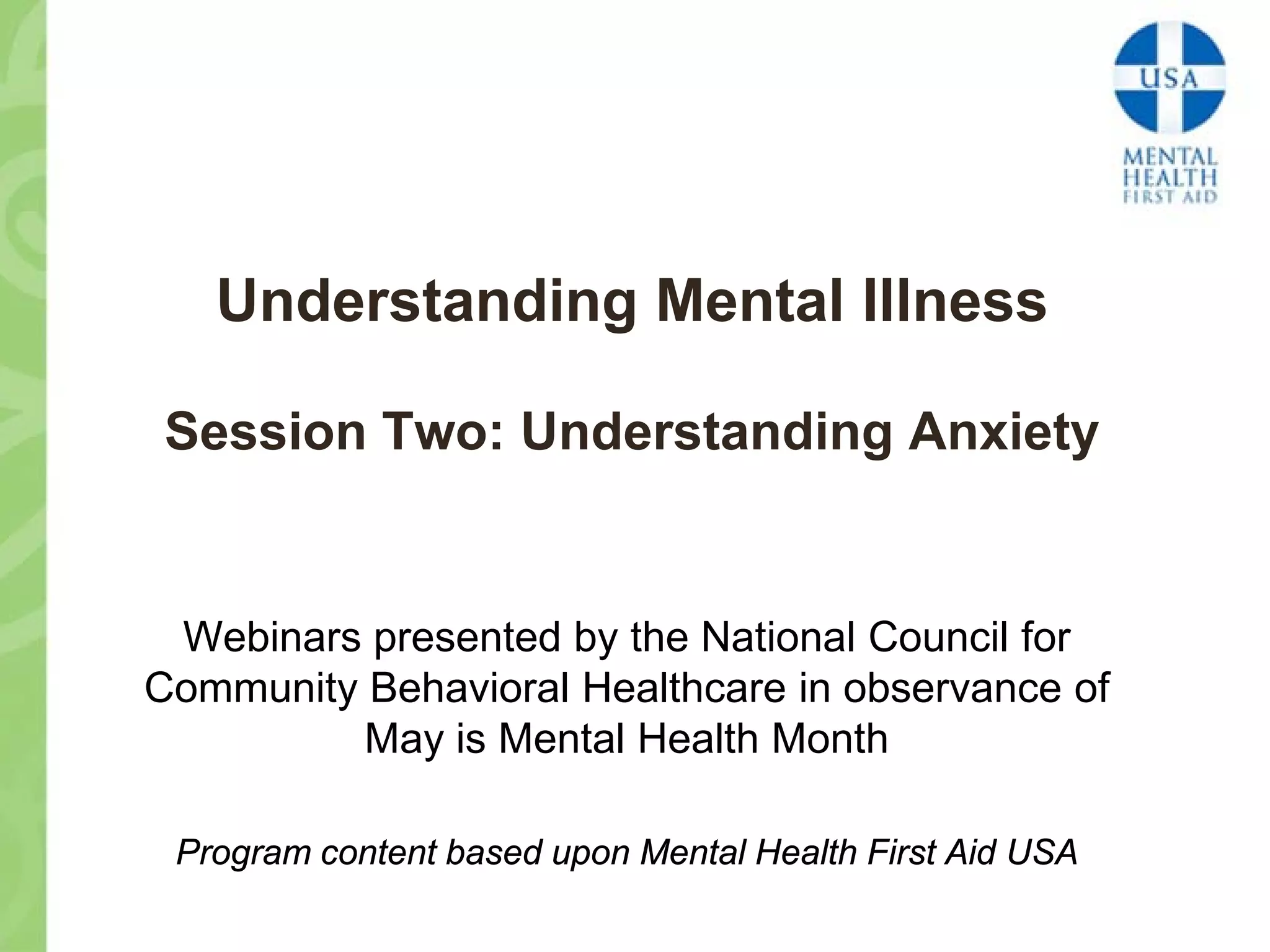 Understanding anxiety | PDF