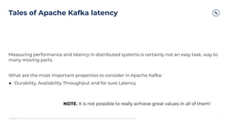 Understanding Apache Kafka® Latency at Scale | PPT