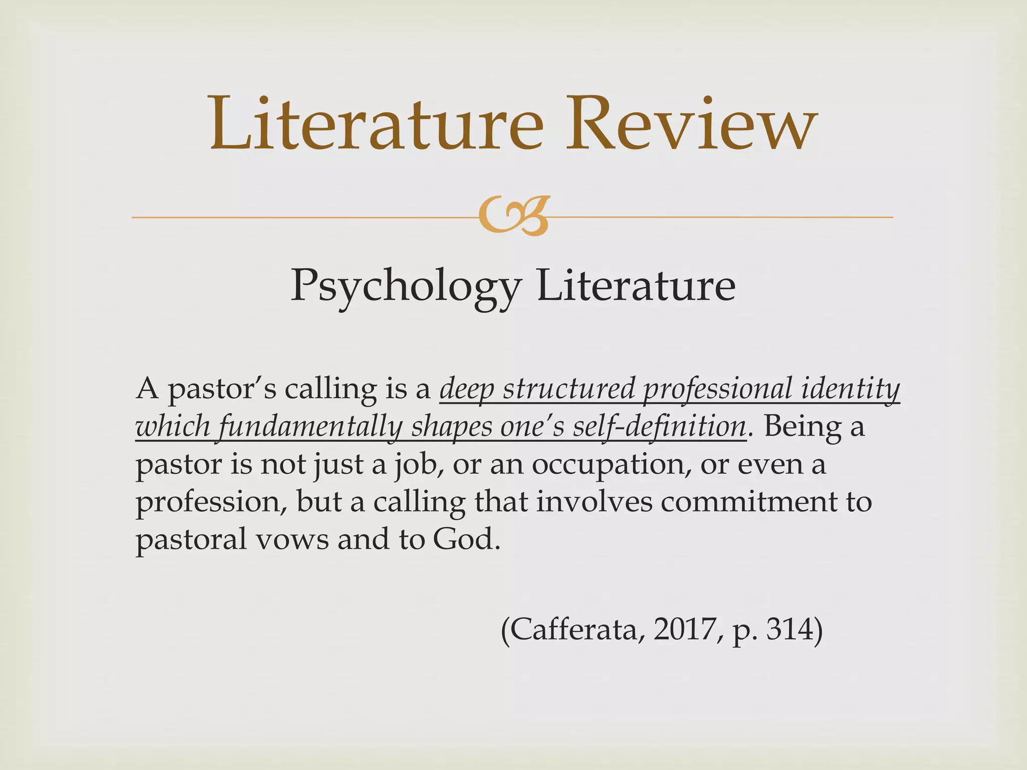 Understanding a pastor's calling | PPTX | Christianity | Religion ...