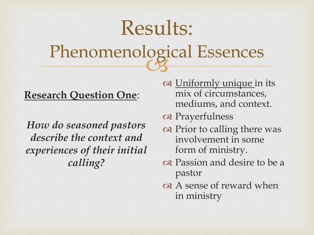 Understanding a pastor's calling | PPT