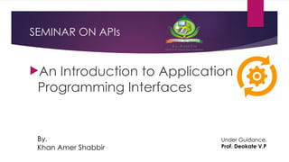 Understanding APIs-2.pptx this is a report of api | PPT
