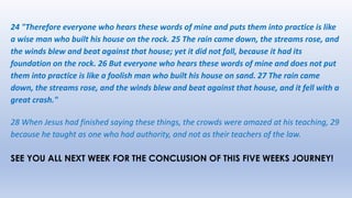 UNDERSTANDING & APPLYING THE PRINCIPLES OF DOCTRINAL EMPHASIS & JESUS ...