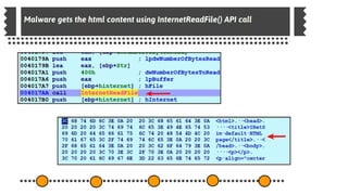 Understanding APT1 malware techniques using malware analysis and reverse engineering | PPT