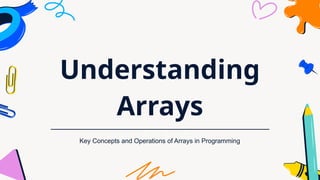 Understanding of Arrays and its types along with implementation | PPT